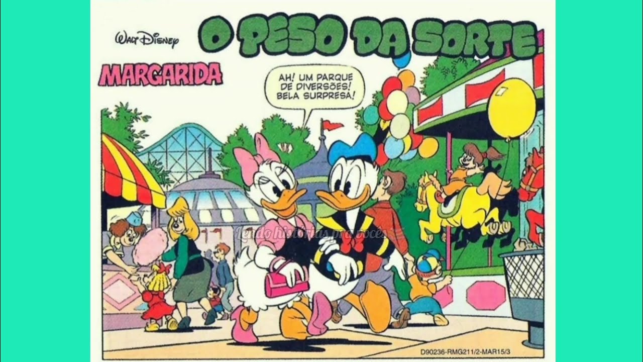 Pato Donald e Margarida em O Peso da Sorte - Quadrinhos da Disney - YouTube
