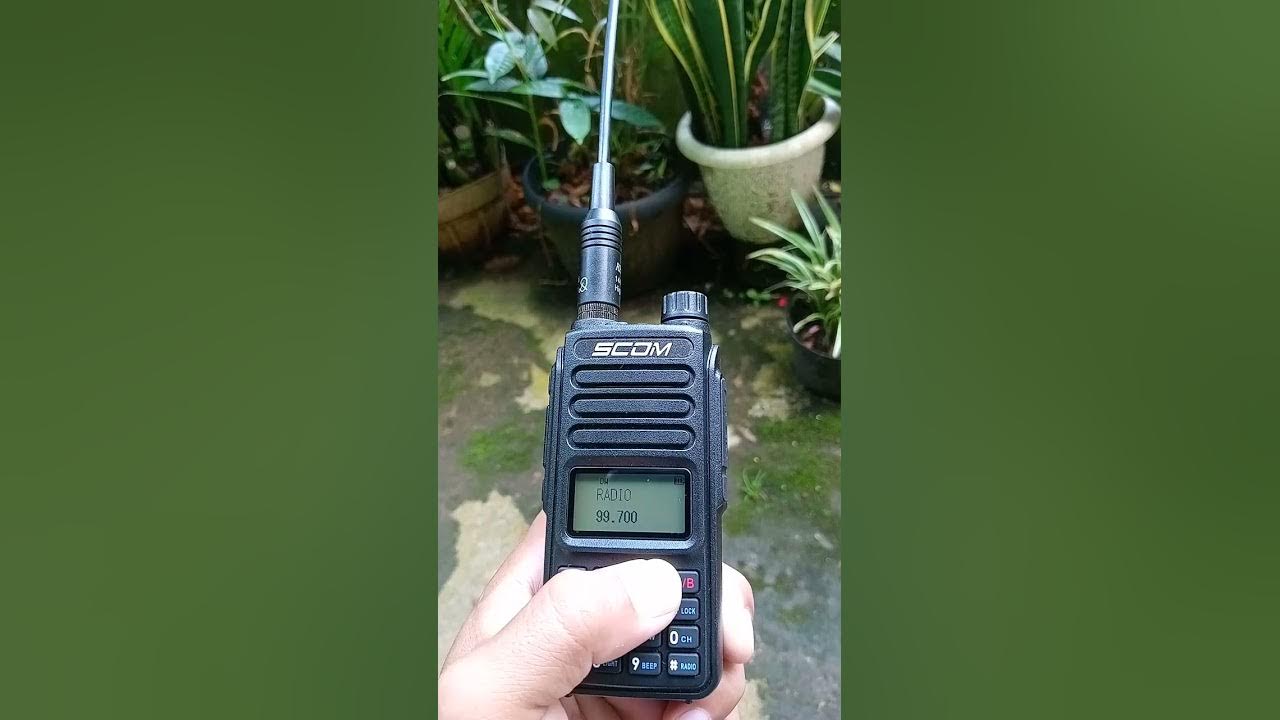 Radio HT murah full 10 Watt jangkauan jauh dan bisa dengar Radio FM,SCOM FC 10 PRO - YouTube