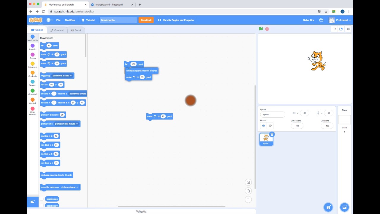 Scratch 2 Movimento - YouTube