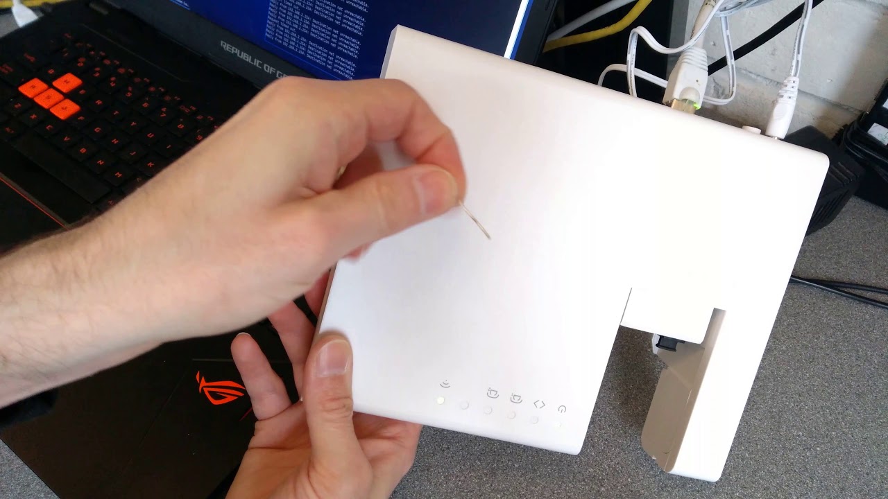 How to factory reset a Genexis DRG7820 FTTP router. - YouTube