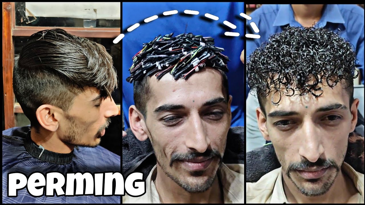 New perming method in salon / hair perming / new perming method # ...