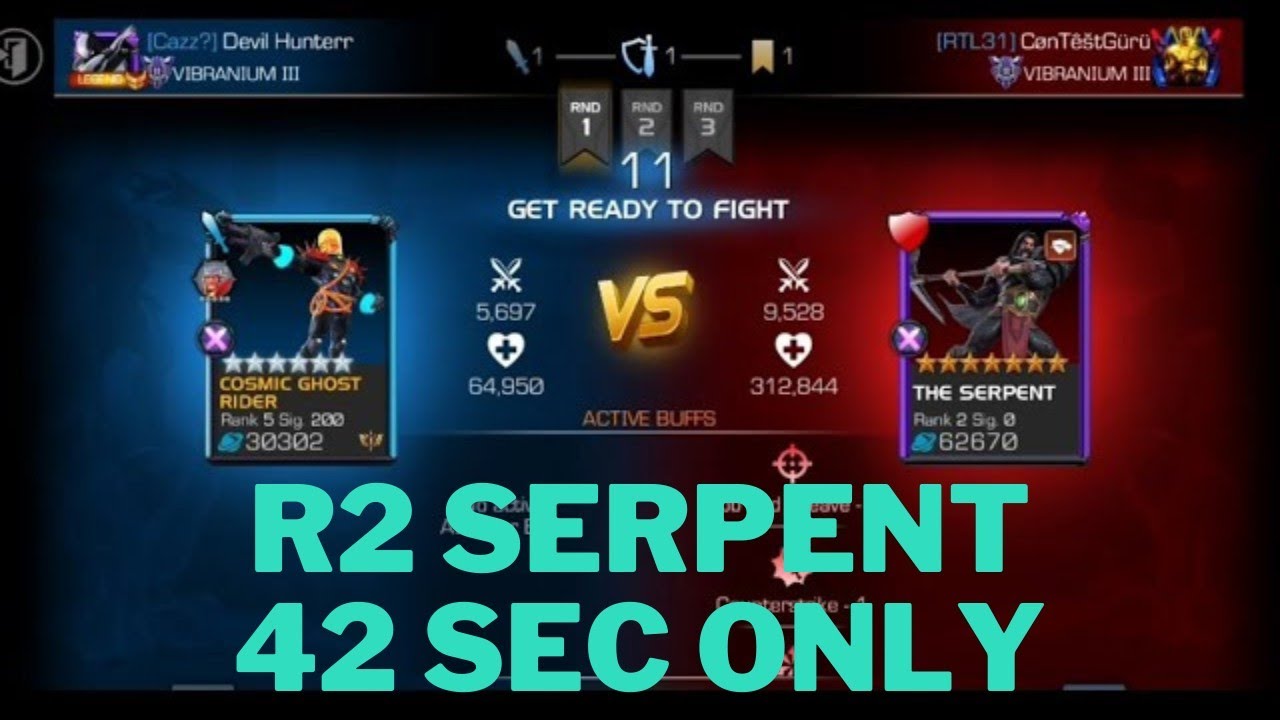 BATTLEGROUND S17 CGR VS SERPENT 42 SEC!! - YouTube