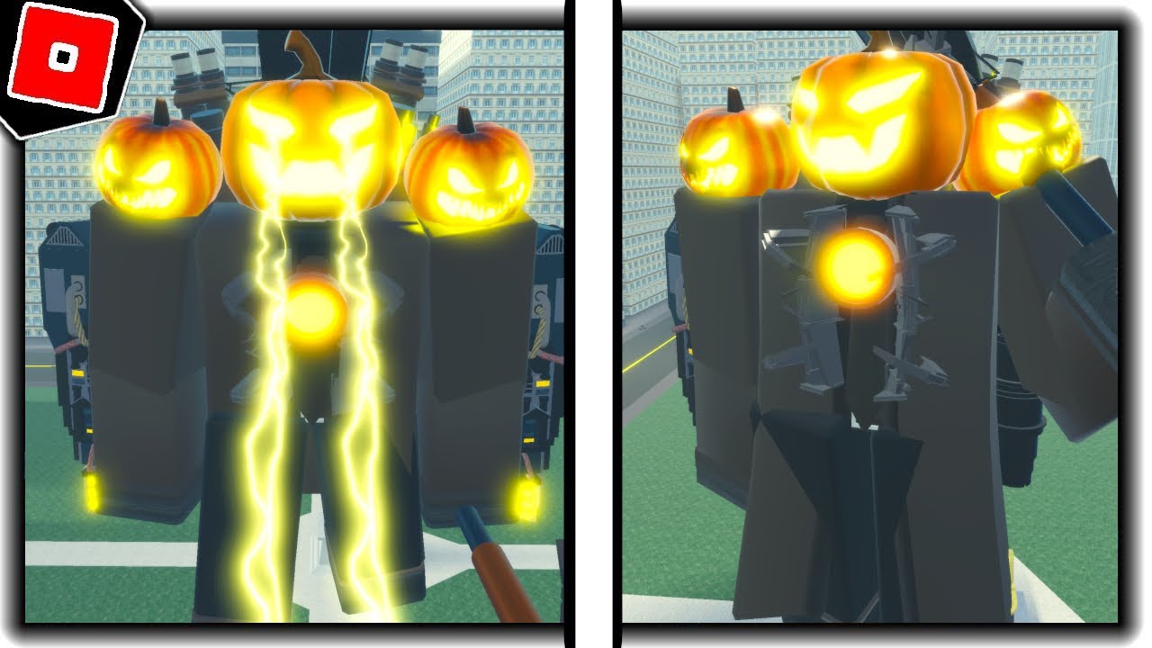 How to get UPGRADED TITAN PUMPKIN HEAD BADGE + MORPH in SUPREME ...