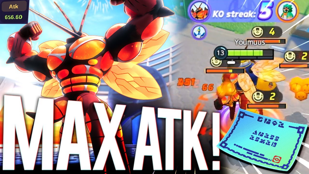 MAX ATTACK BUZZWOLE LITERALLY 1 SHOTS WITH SUPERPOWER !| POKEMON UNITE ...