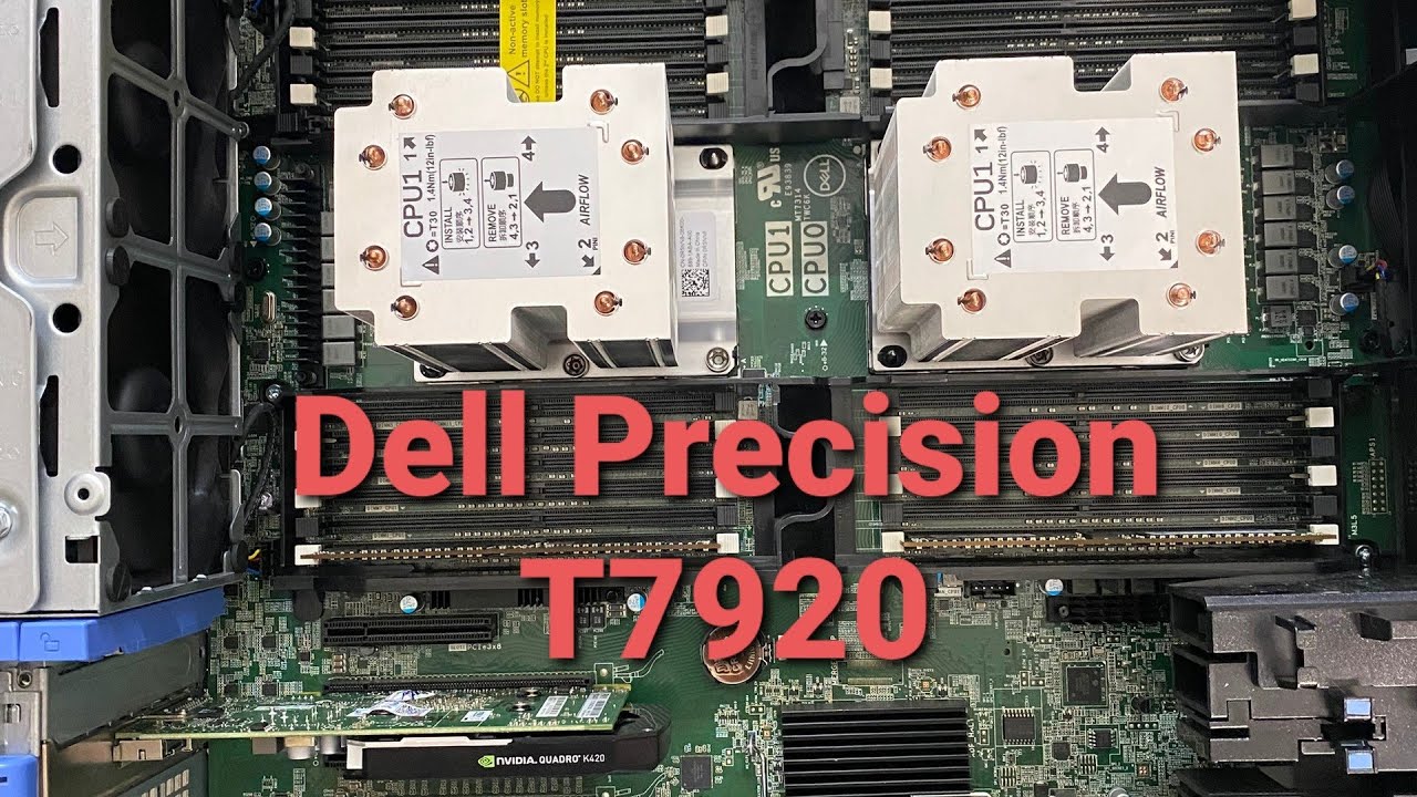 Lên thùng Máy trạm Dell Precision T7920 | Dual Xeon GOLD 6138 - YouTube