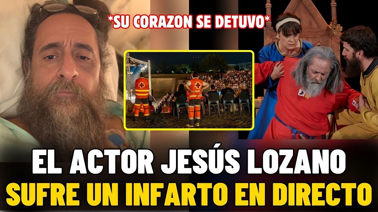 🚨El actor JESUS LOZANO sufre un 😱INFARTO actuando en el FESTIVAL de ...