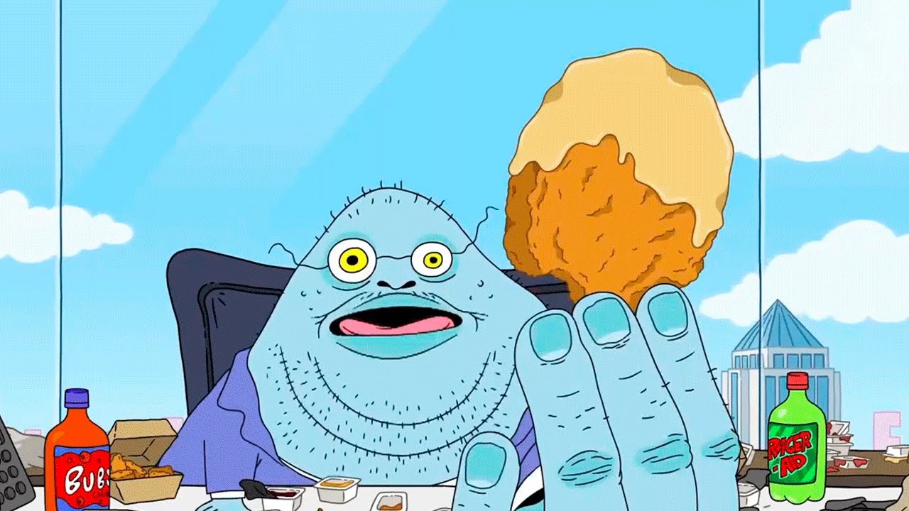 Smiling friends season 2 F**K YOU you want a chicken nugget?" - YouTube