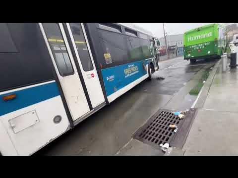 MTA Bus Company: 2009-10 Orion VII NG Hybrid #4360 Q22 - YouTube