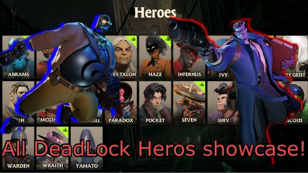 Showcasing Every Hero in DeadLock! (Valve's Newest Game!) - YouTube