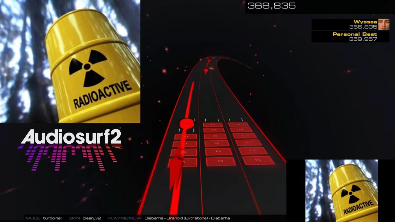 Audiosurf 2 | Diabarha - Uranoid [Turbo Hell] - YouTube
