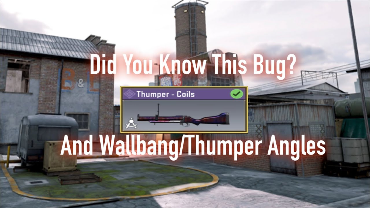 Did You Know This Bug And Thumper/Wallbangs In CODM (Hackney Yard ...