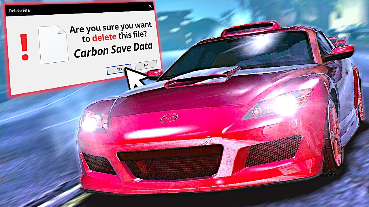 NFS Carbon, but I delete my Save File if Twitch Chat makes me laugh ...