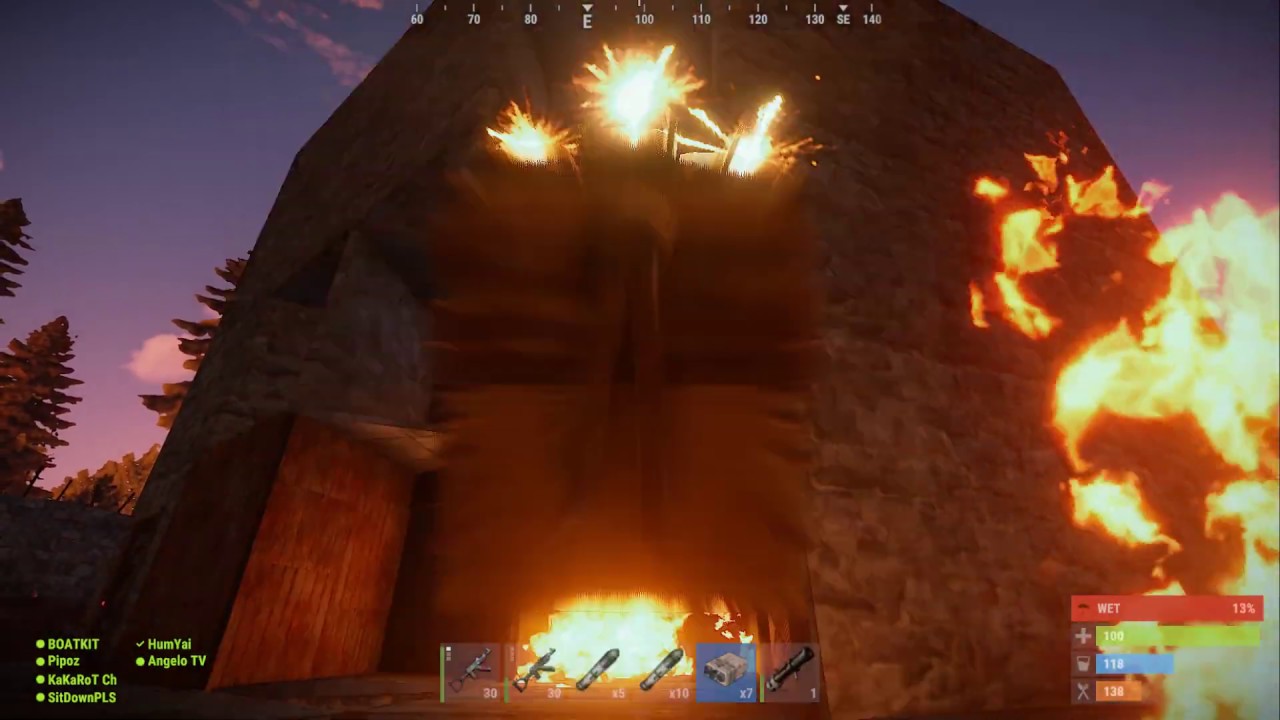 RUST - เรทบ้านX5 เกือบร้อน!!! - YouTube