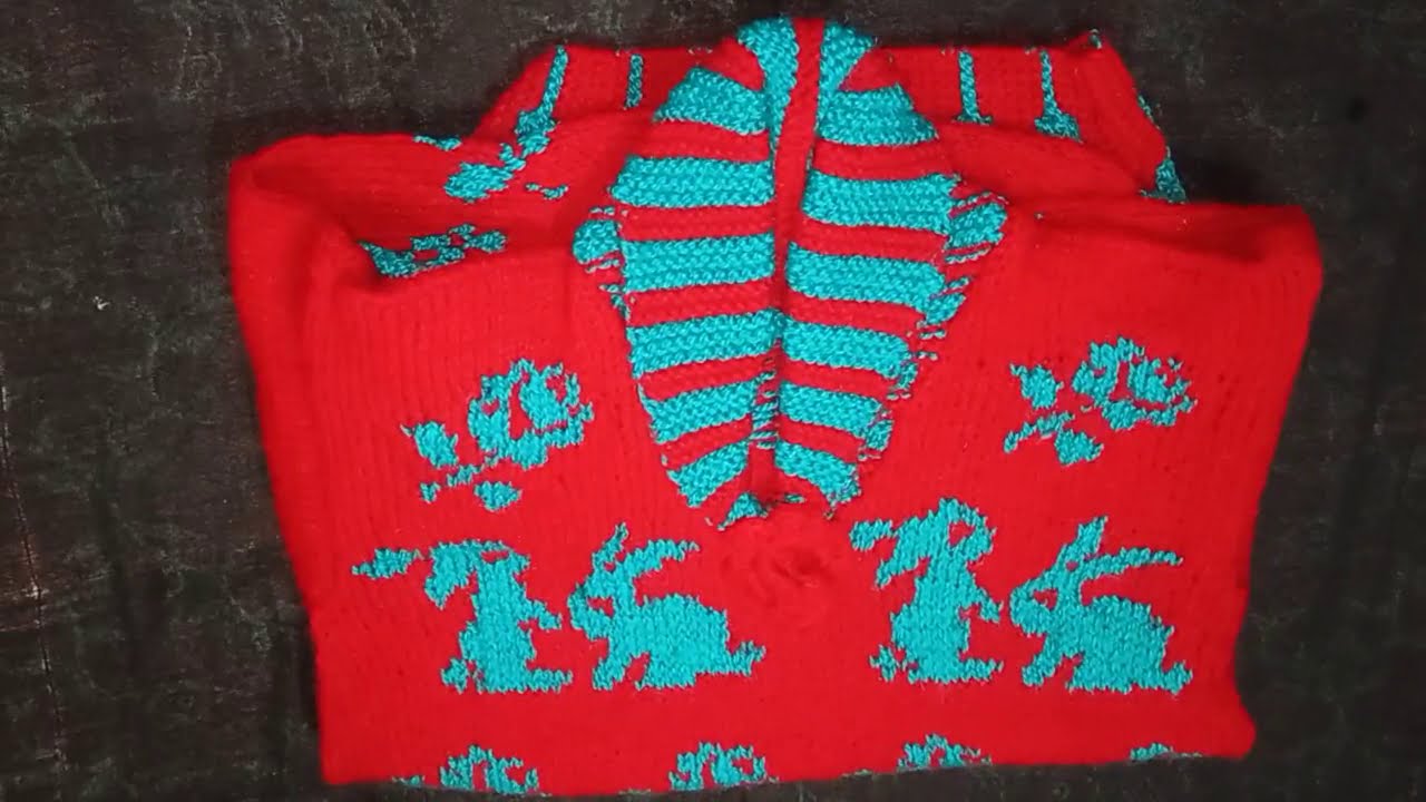 Graph pattern , attractive design , full sweater design , two colour ...