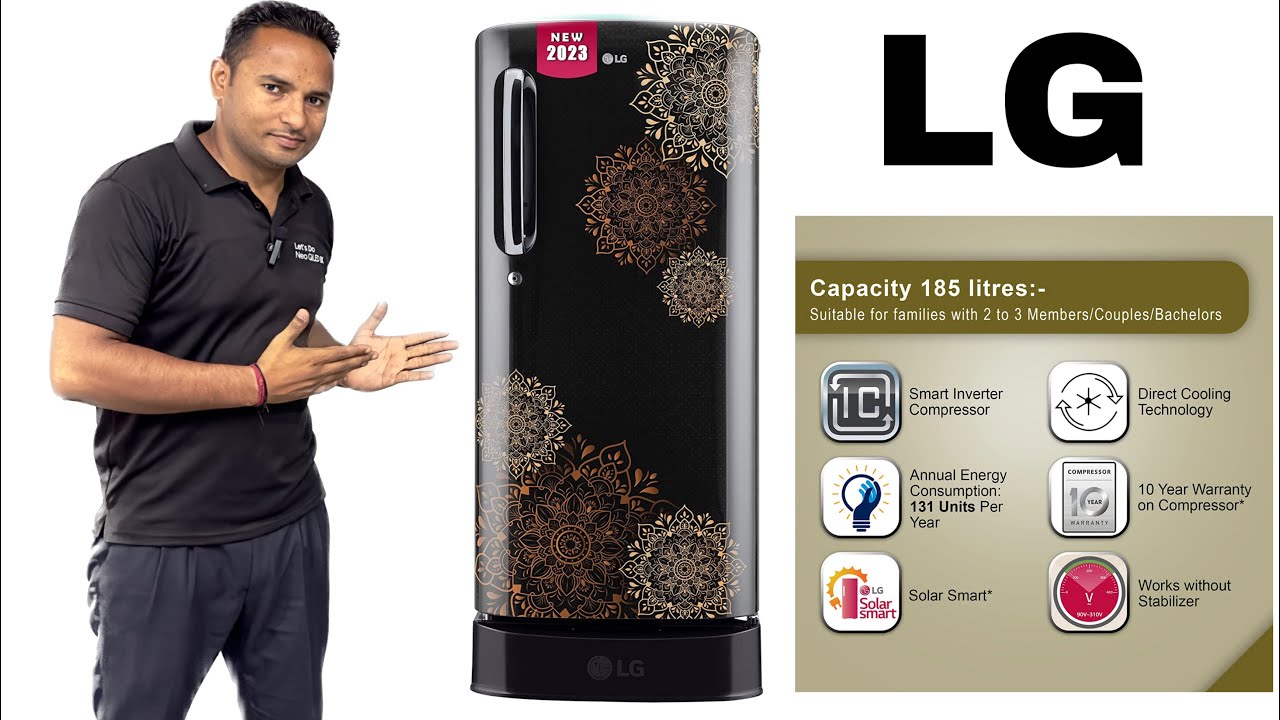 latest LG 185 Litre Single Door Smart Inverter Refrigerator | Details ...