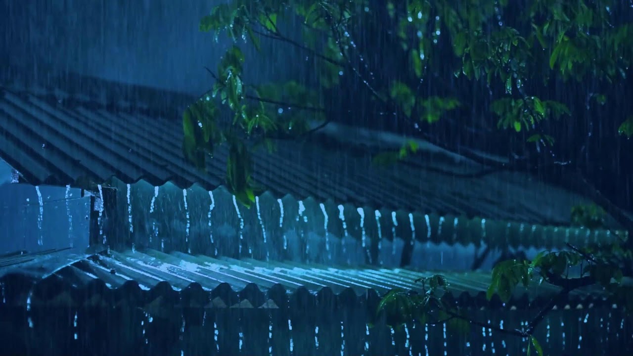Deep Sleep Instantly and Relax with Heavy Rain, Roaring Thunder Sound ...