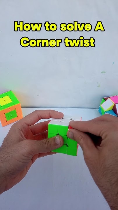 How to solve corner twist #viral - YouTube