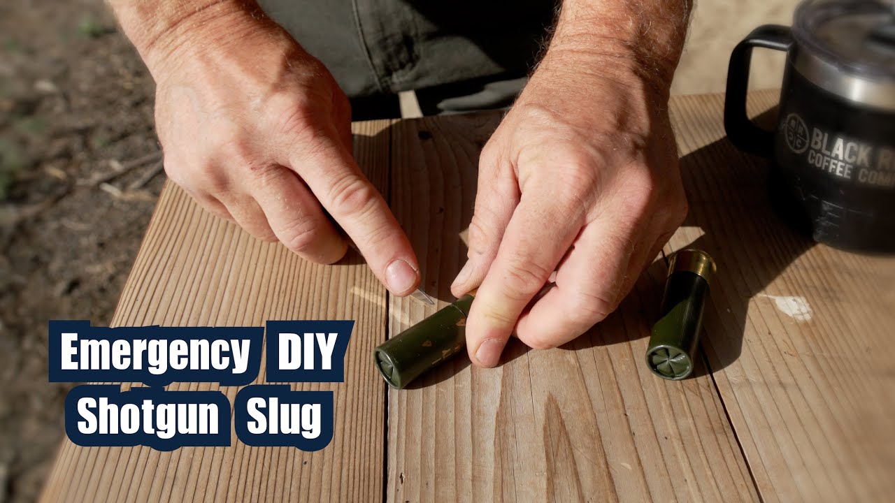 Emergency DIY Shotgun Slug - YouTube