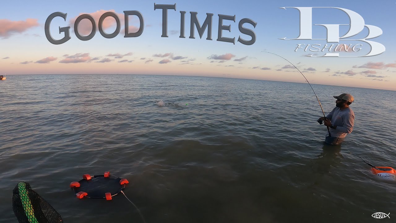Wade Fishing Trinity Bay we were catching redfish and didn't expect to ...