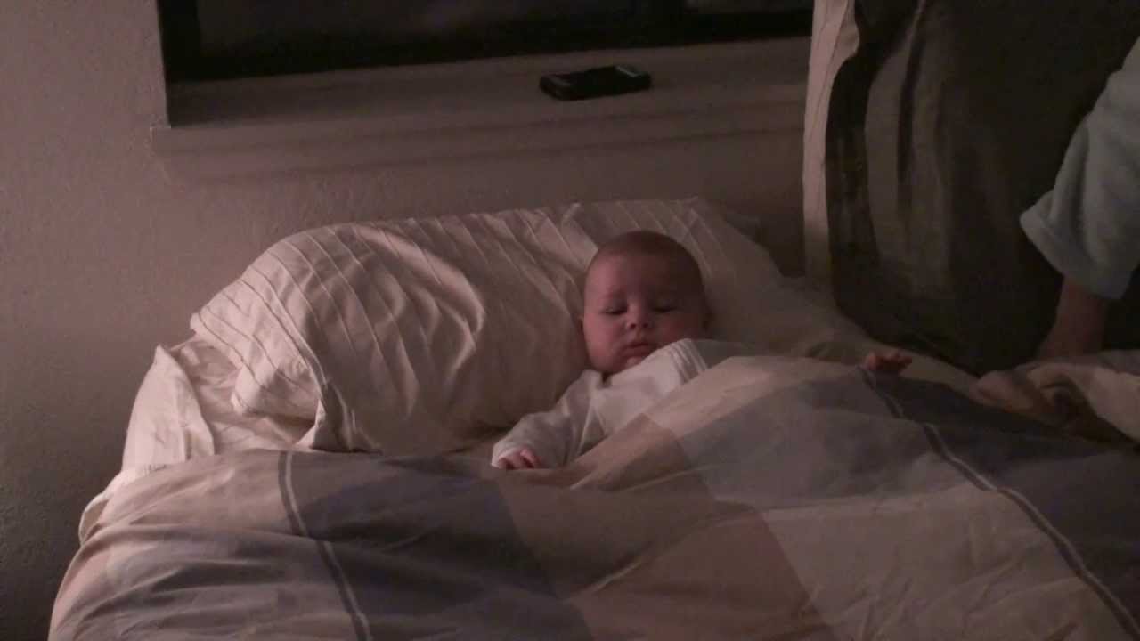 Elliot at Home, Merping, In Crib, Sling, and Mommy's Bed (2008) - YouTube