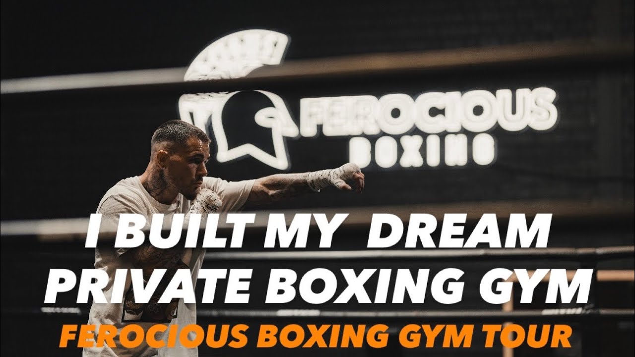 I BUILT MY DREAM PRIVATE BOXING GYM | COME TAKE A TOUR OF FEROCIOUS ...