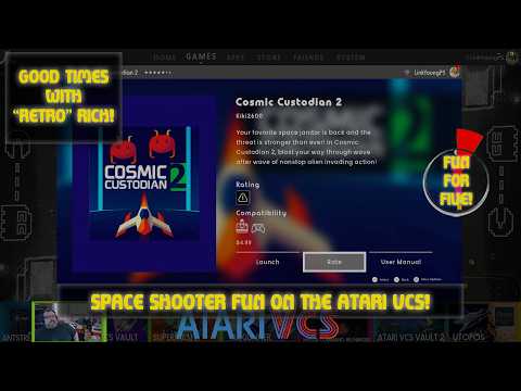 Atari VCS - Cosmic Custodian 2 - Fun For Five! Good Times With Retro Rich Ep. 624