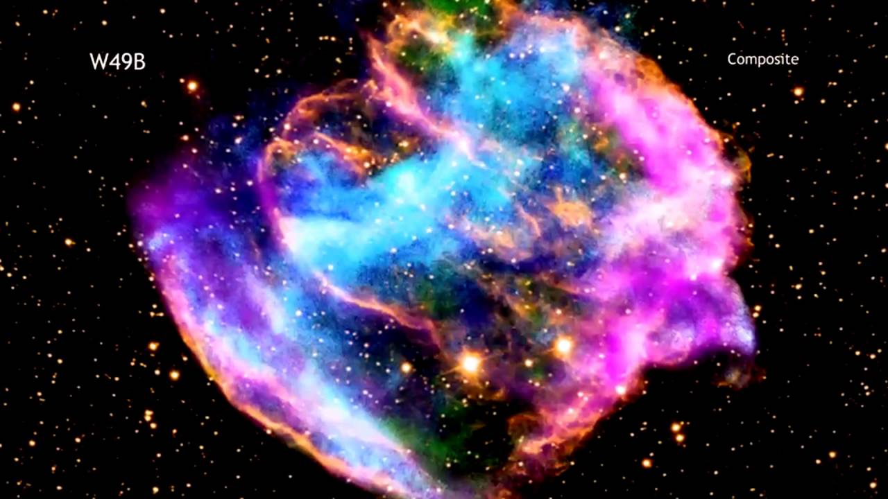 Supernova remnant W49B - YouTube