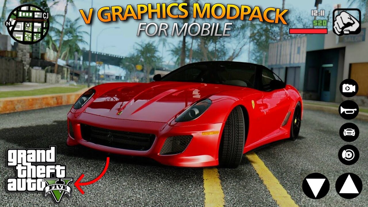 GTA SA Realistic Graphics Android - 4k High Graphics & Realistic Sound ...