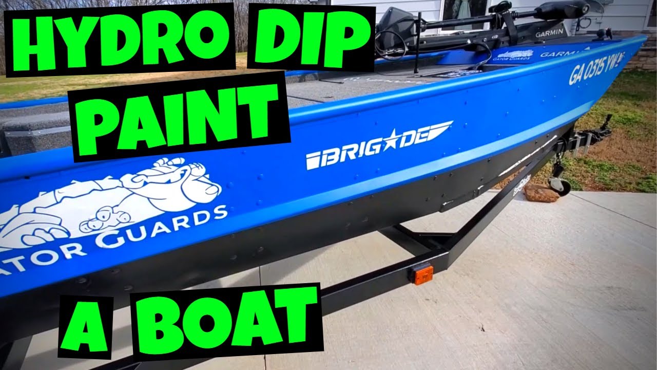 How To Hydro Dip Paint Anything! Even A Boat - YouTube
