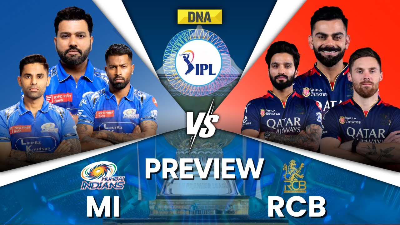 MI VS RCB Live Match: Mumbai Indians Vs Royal Challengers Bengaluru ...