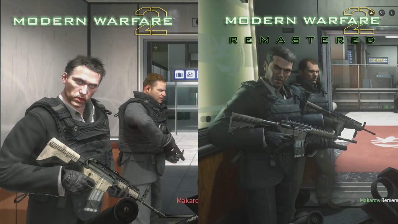 No Russian VS No Russian (MW2 Remastered) - YouTube