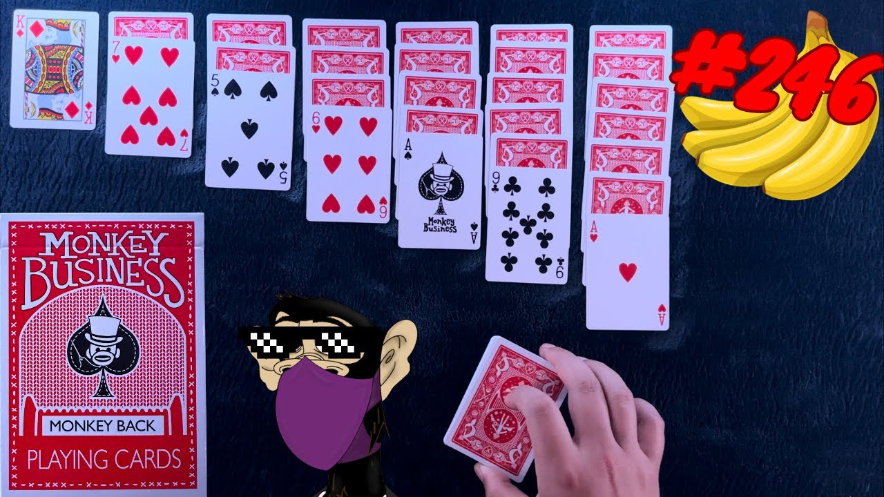 ASMR Solitaire #246: The Monkey Business Deck - YouTube