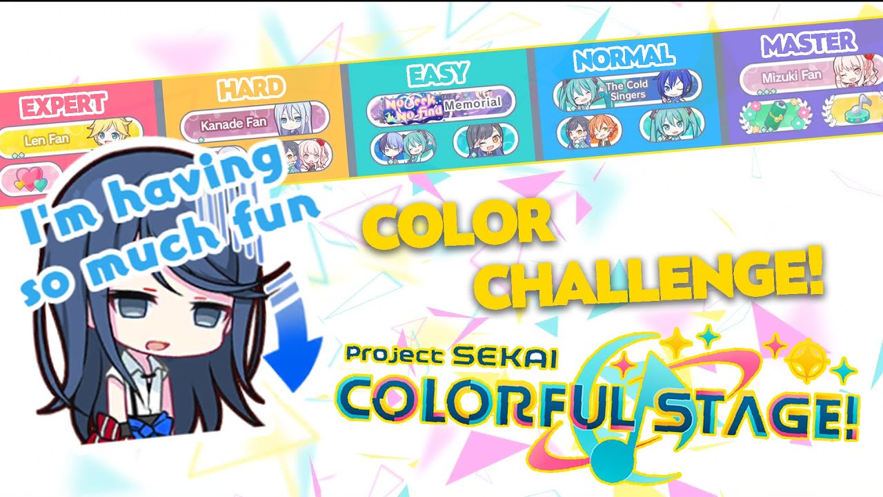 The color I get is the difficulty I play | Project SEKAI - YouTube