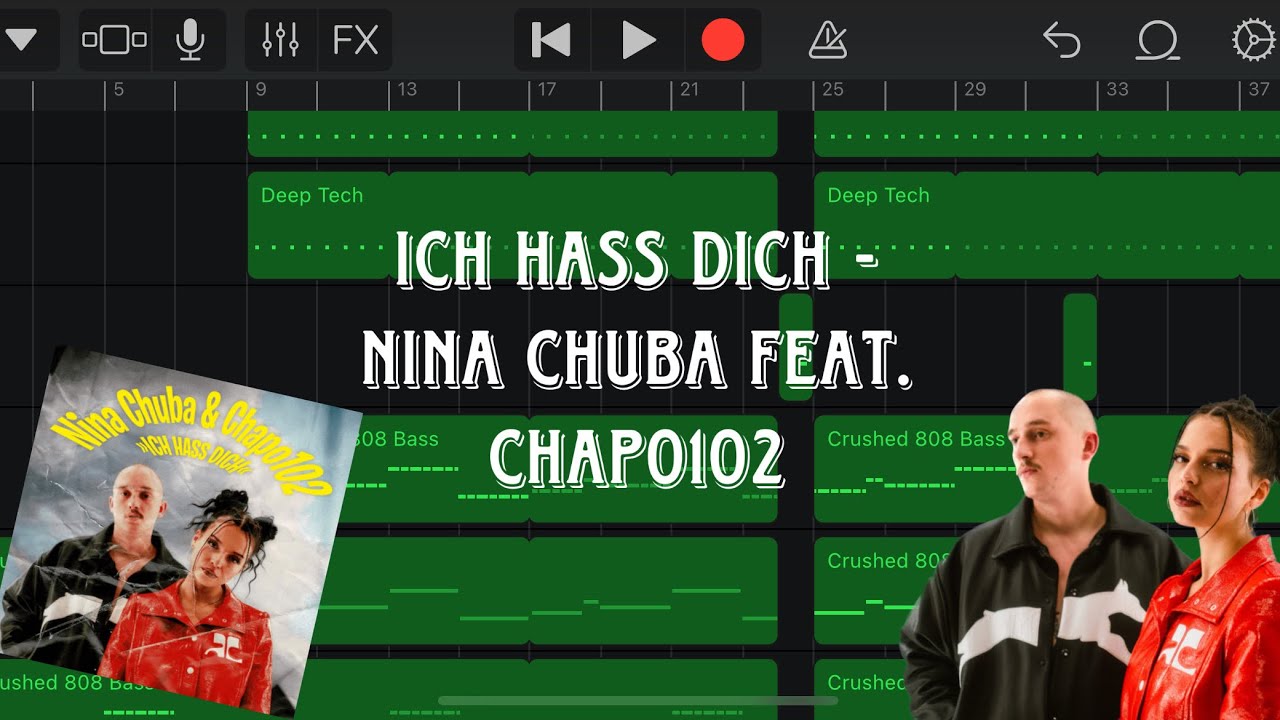 Ich hass dich - Nina Chuba feat. Chapo102 || Garageband Remake - YouTube