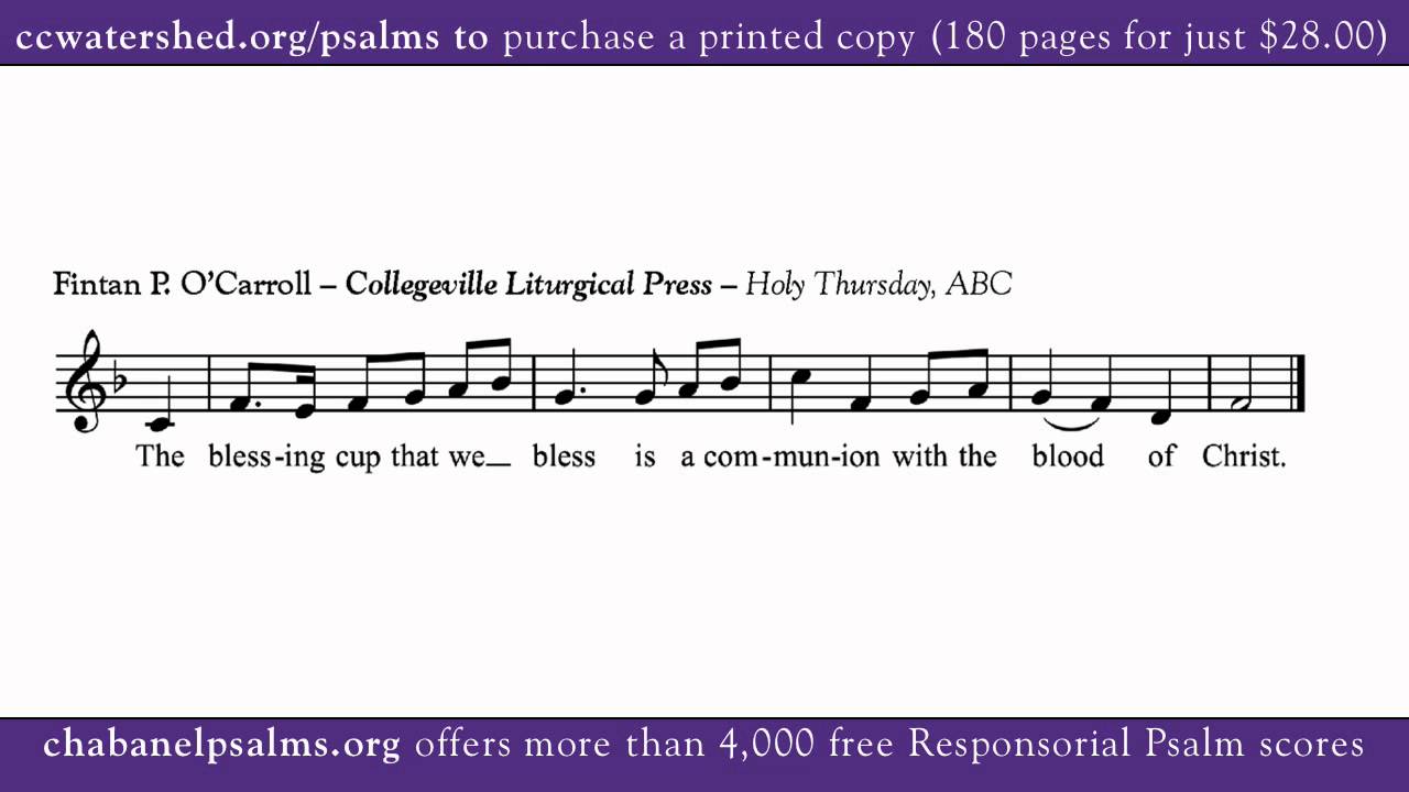 Comparison of Responsorial Psalms - YouTube