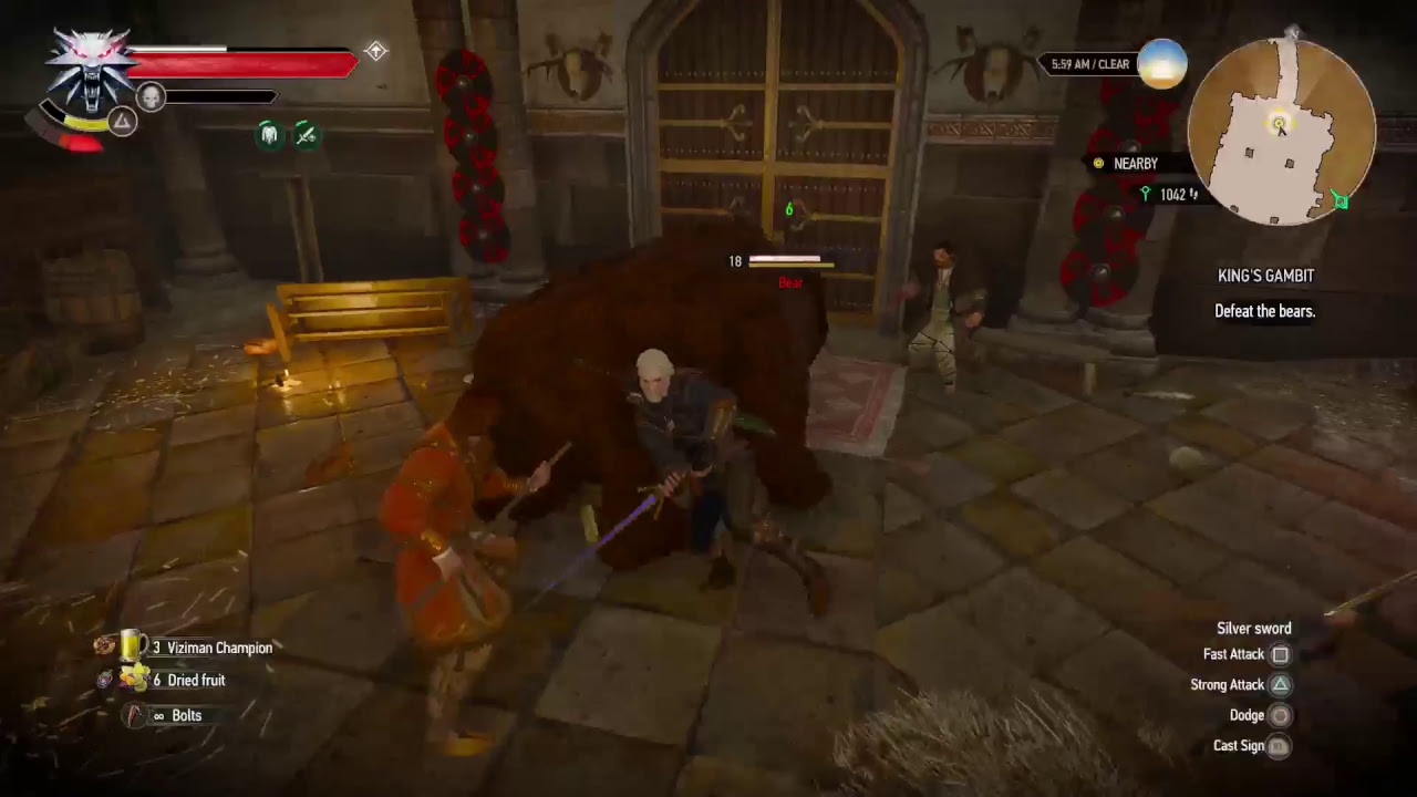 The witcher 3 goat._. Gameplay - YouTube