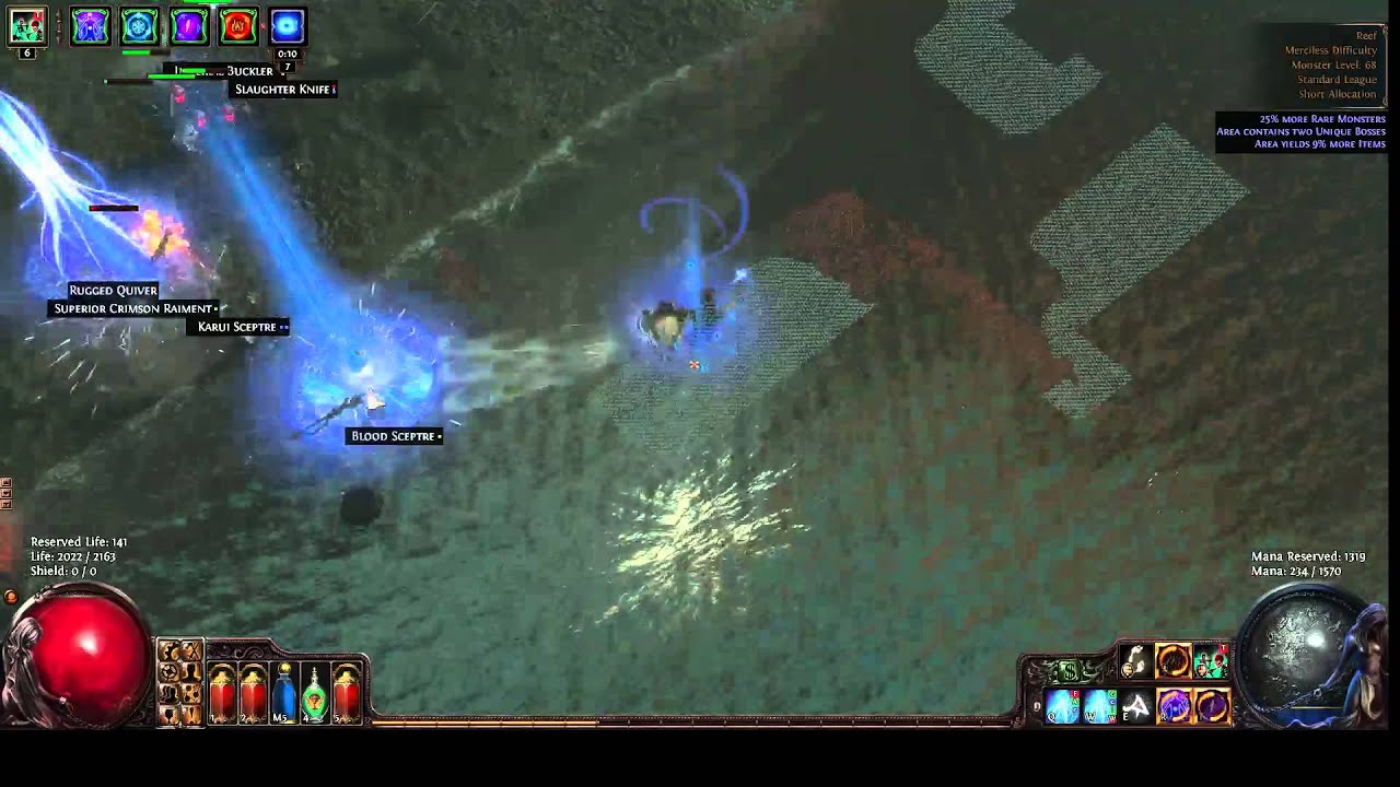 Path of Exile: Witch Power Siphon Review. - YouTube