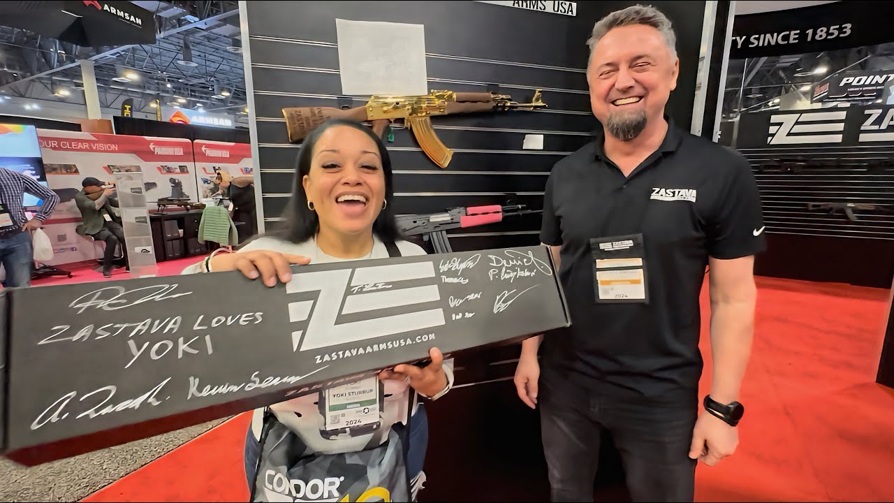 Zastava Arms SURPRISES Yoki With A Gift // SHOT Show 2024 - YouTube