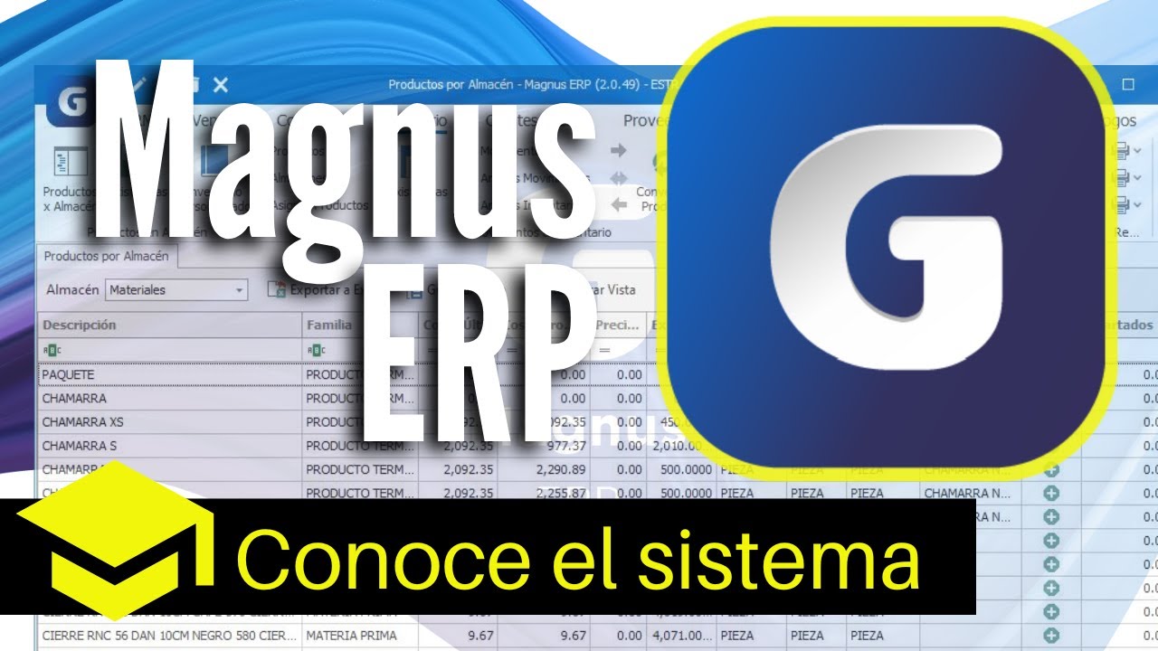 Conoce Magnus ERP - YouTube