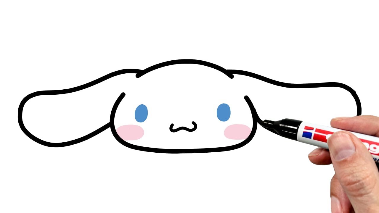 How to Draw Cinnamoroll (Head) - YouTube