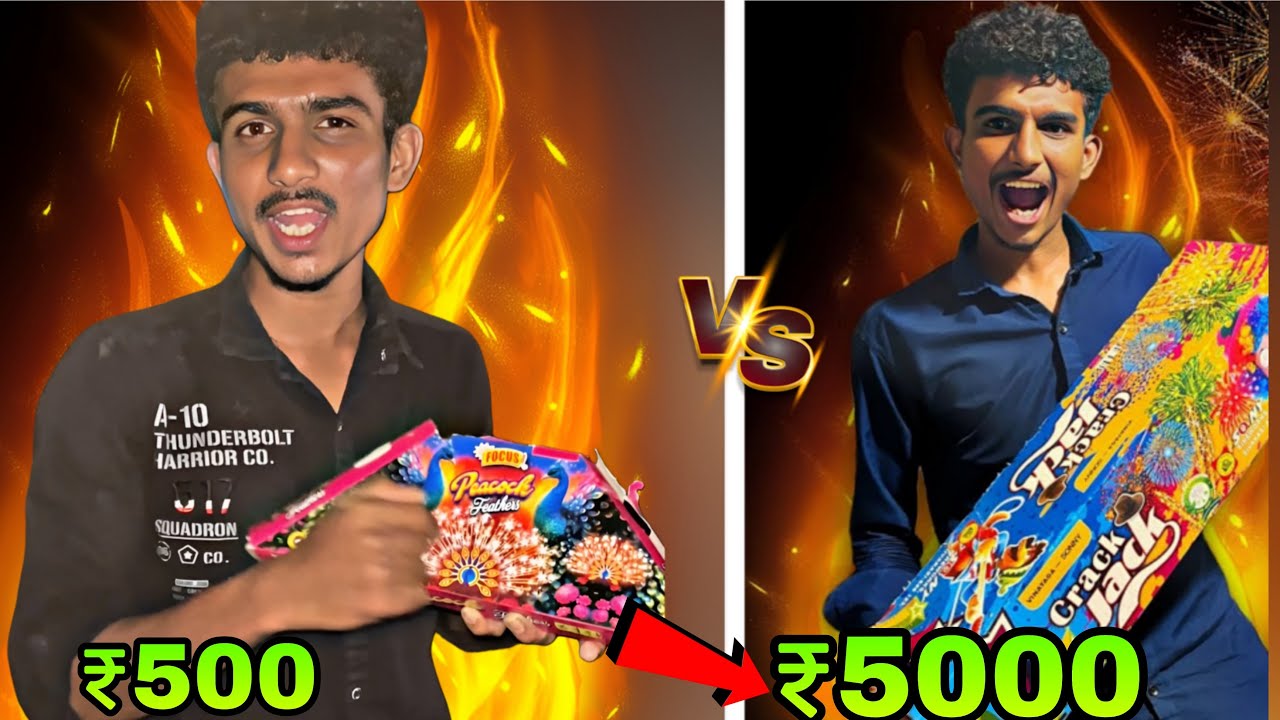 ₹500 vs ₹5000 sky short બેસ્ટ ફટાકડો કયો સે ? … - YouTube