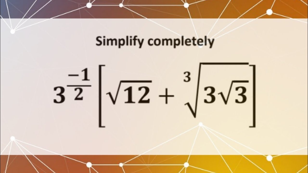 How to simplify surds using the multiplication and division laws of ...
