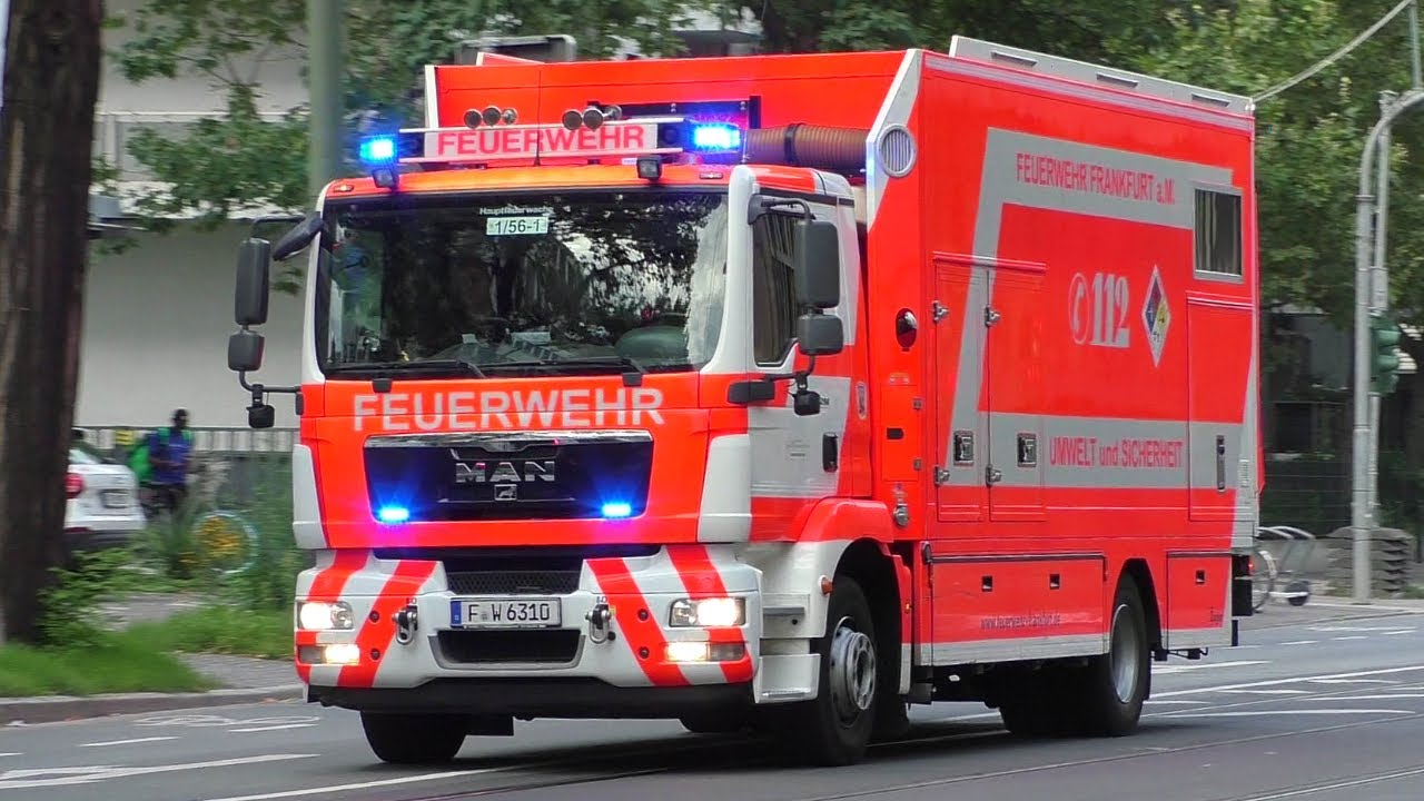[GW-Atemschutz & RTW passieren gleichzeitig!] Feuerwehr, Rettungsdienst ...