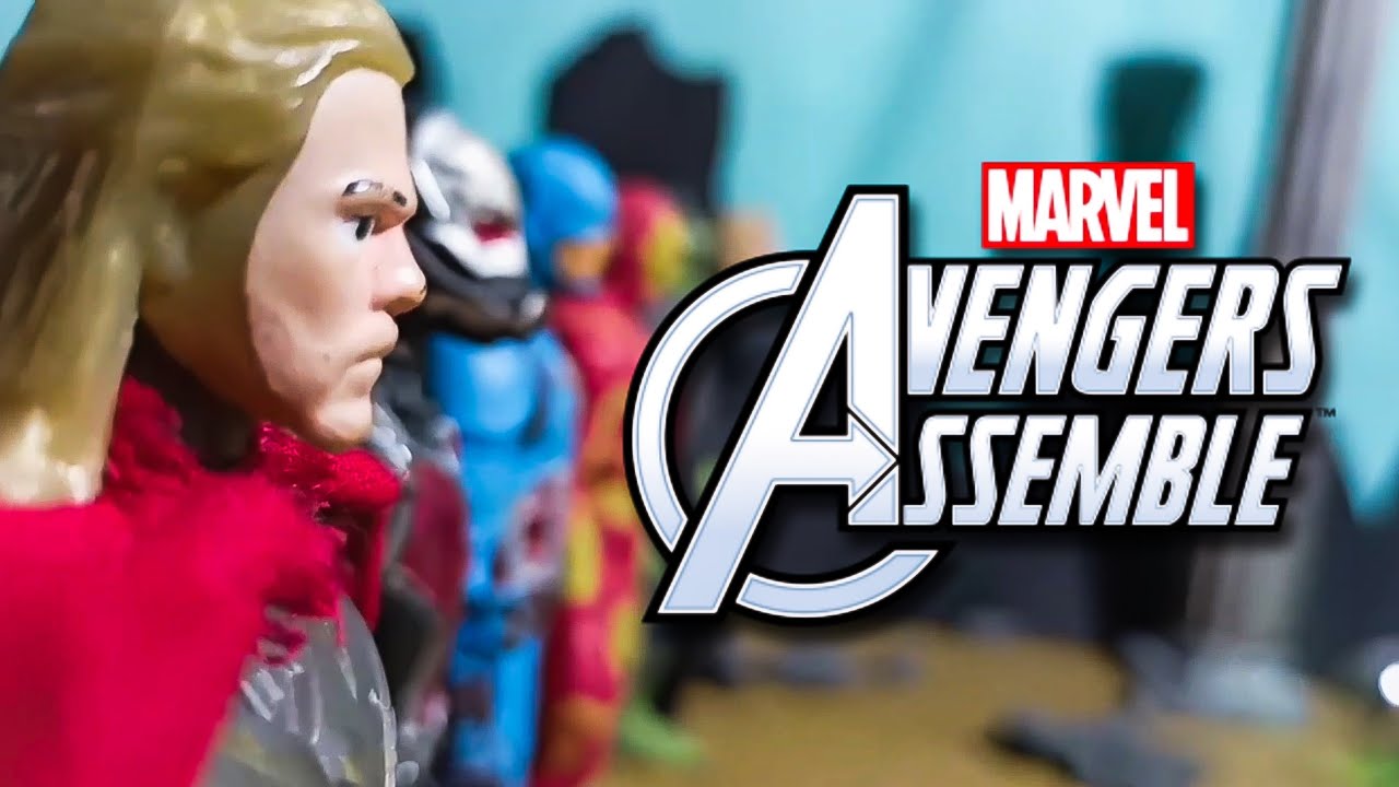Avengers Assemble | Marvel Legends Stop-Motion Fight - YouTube