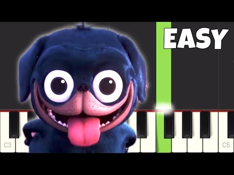 Hotel Transylvania 3 - Puppy Macarena - EASY Piano Tutorial