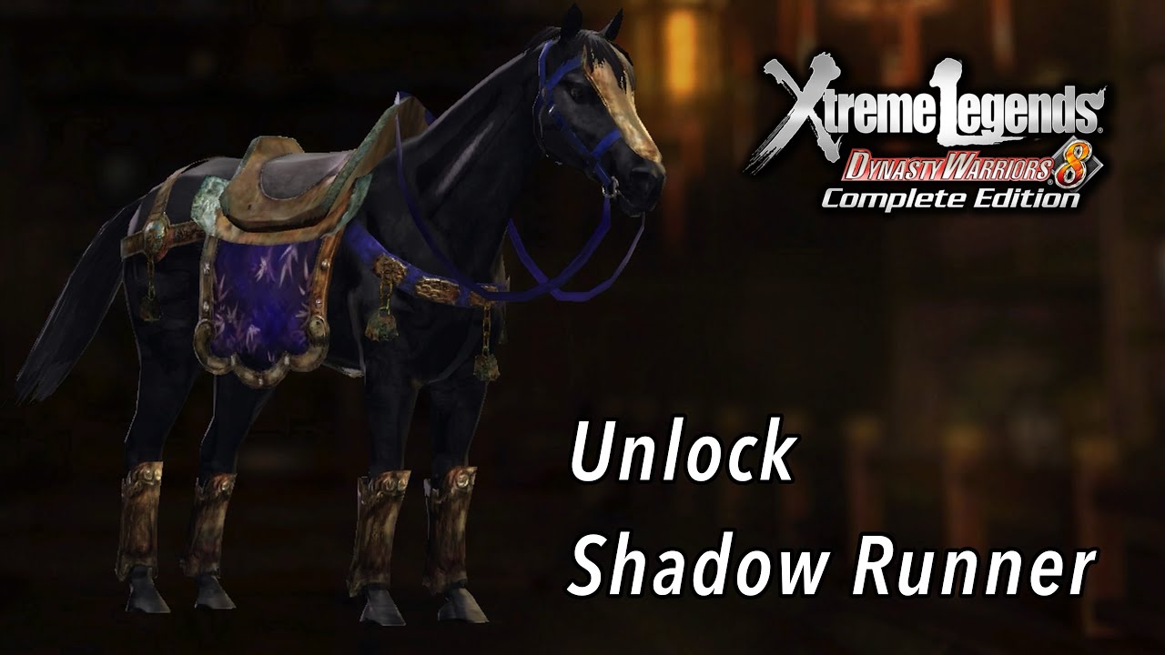 Dynasty Warriors 8 XLCE Unlock Shadow Runner Horse - YouTube
