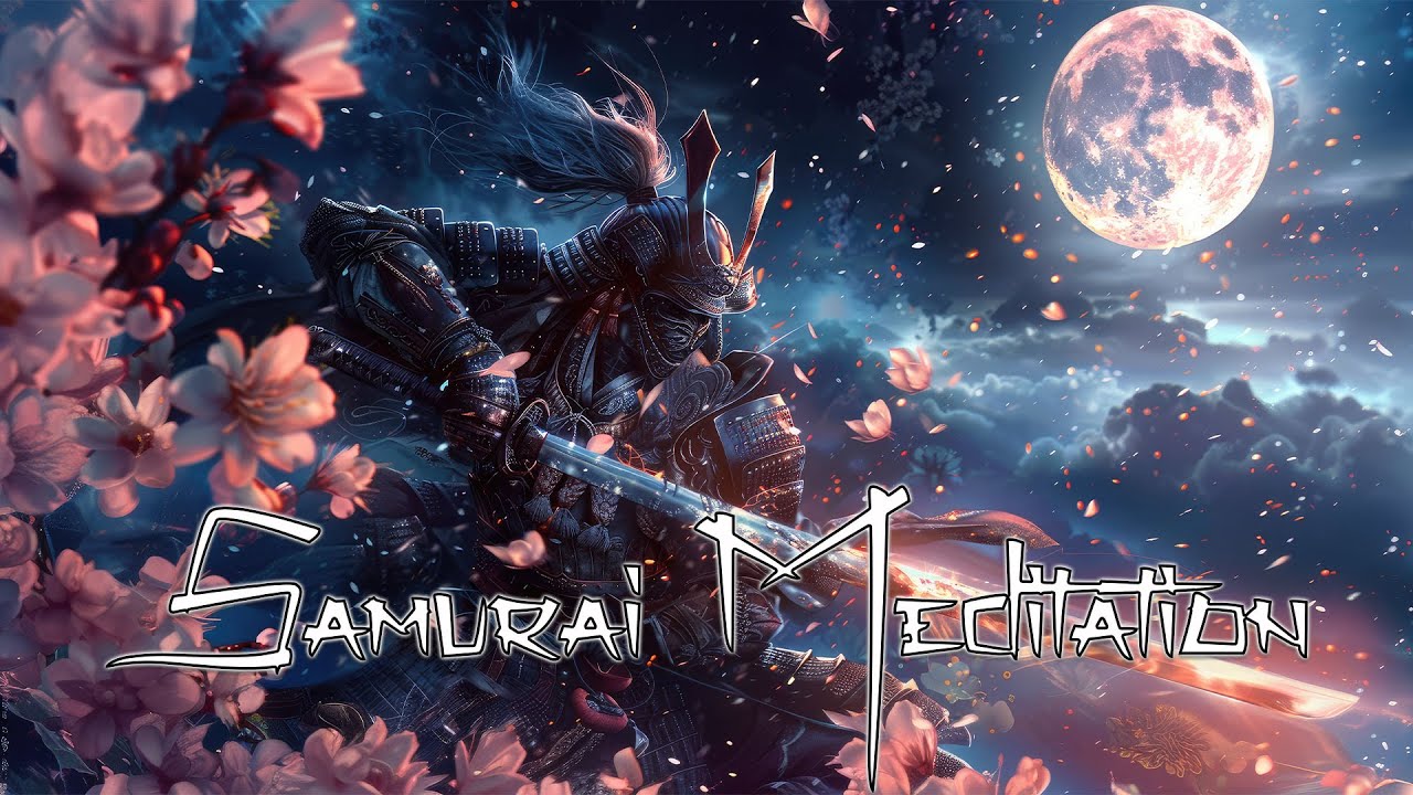 Samurai Meditation | Moonlight lluminates the Soul | Samurai Sword ...