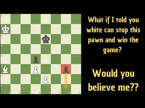 It looks impossible but white wins this!