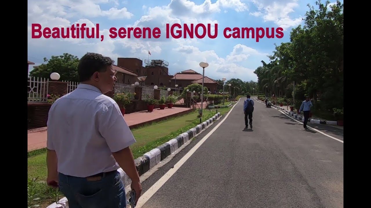 Attending a seminar at beautiful and serene IGNOU campus - YouTube