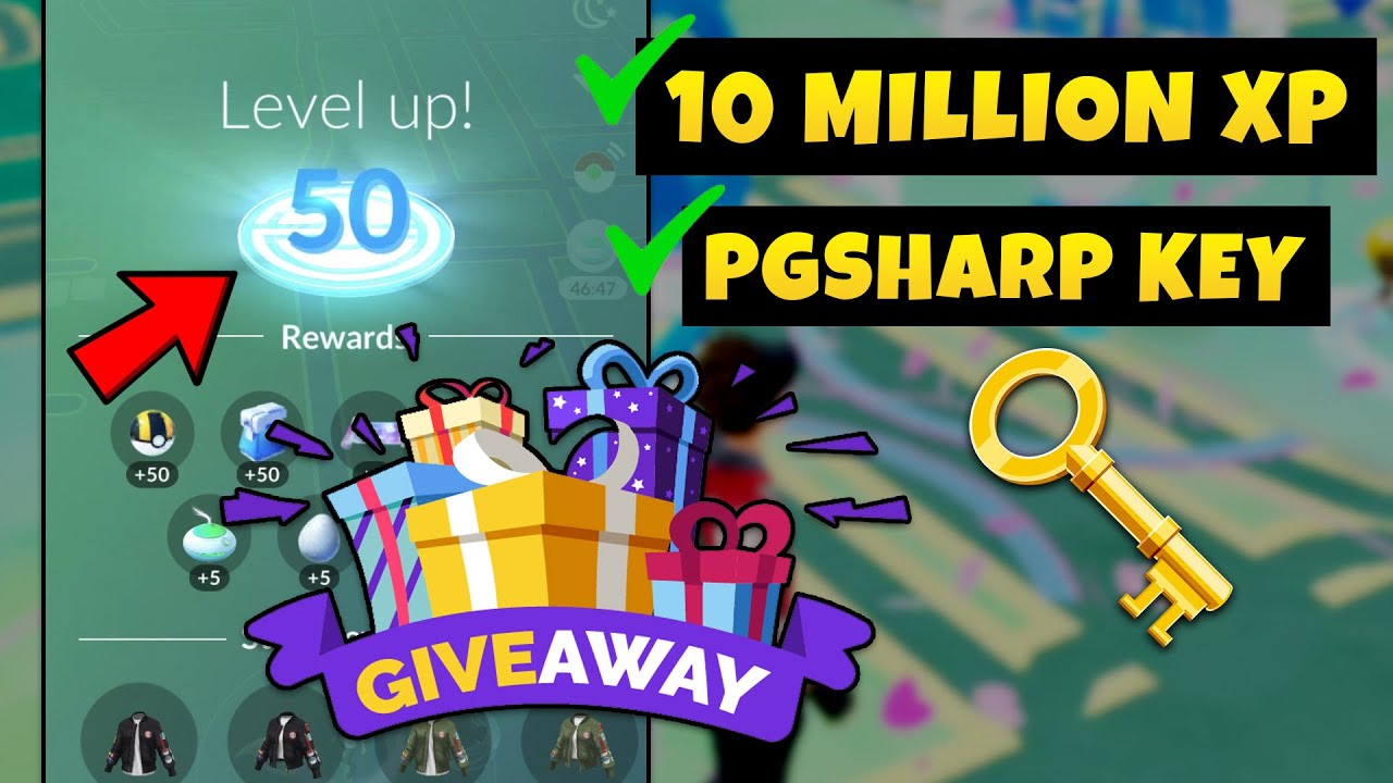 How To Get Free Pgsharp Key | Pokemon go 10 Million XP Giveaway ...